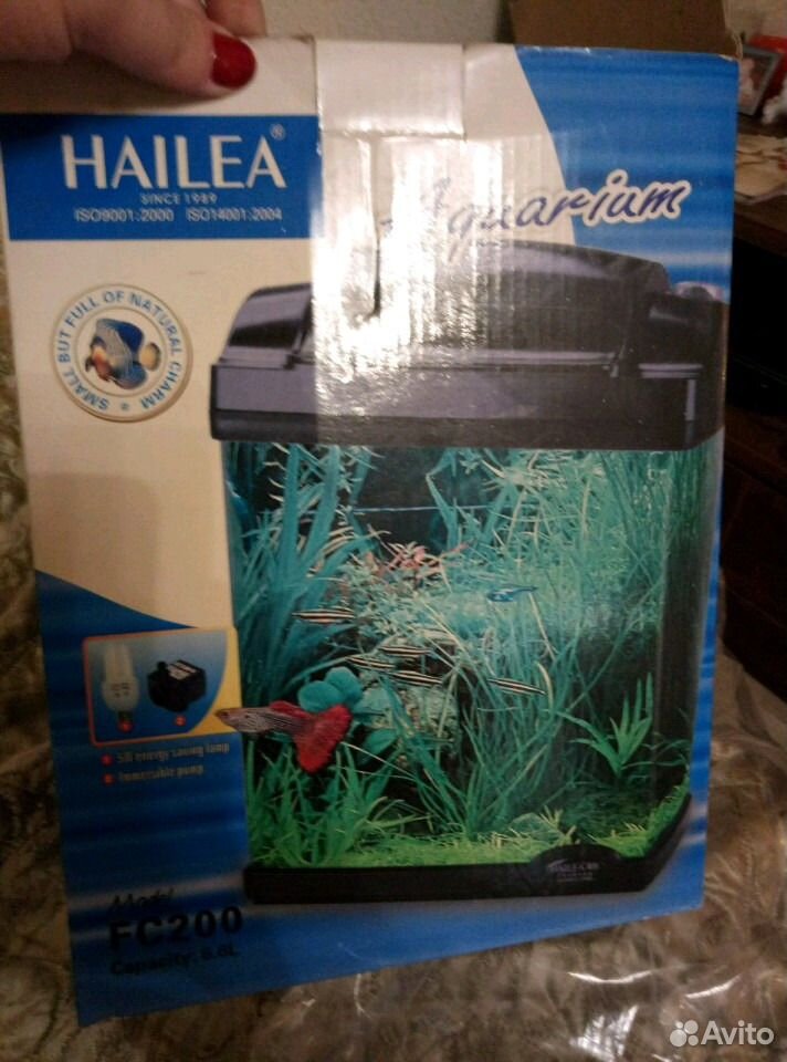 Аквариум hailea 6.6 л