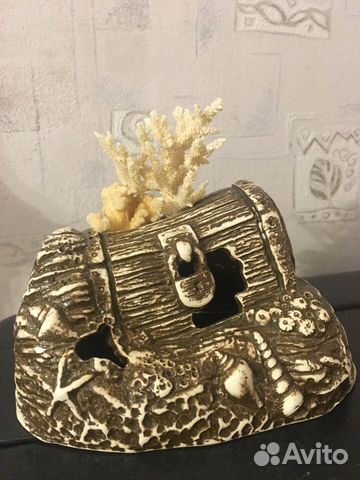 Керамические предметы аквариумного декора