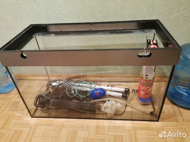 Аквариум 145л + фильтр, лампы и т.д