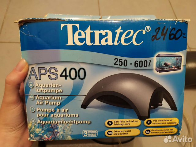 Компрессор для аквариума аэратор Tetratec APS 400