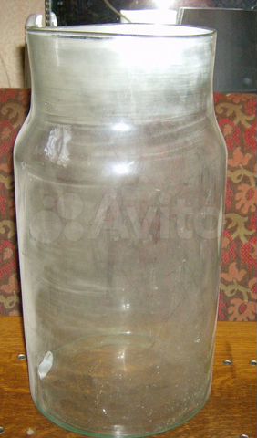 Банка цилиндр стекло 10 л для аквариума террариума